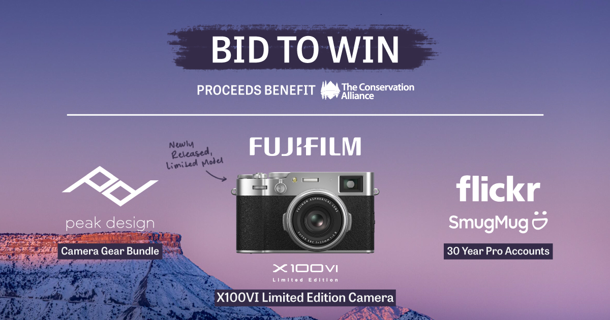 The Conservation Alliance holds exclusive auction for FUJIFILM X100VI ...